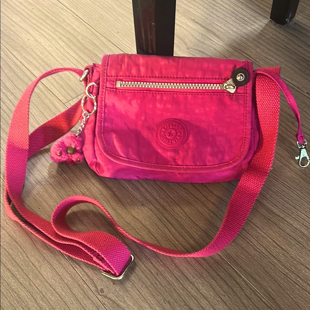 Kipling Pink Crossbody Bag - Gem